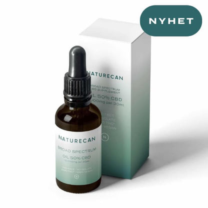 Köp 50% CBD Olja | Starkaste CBD oljan i sverige! | Naturecan